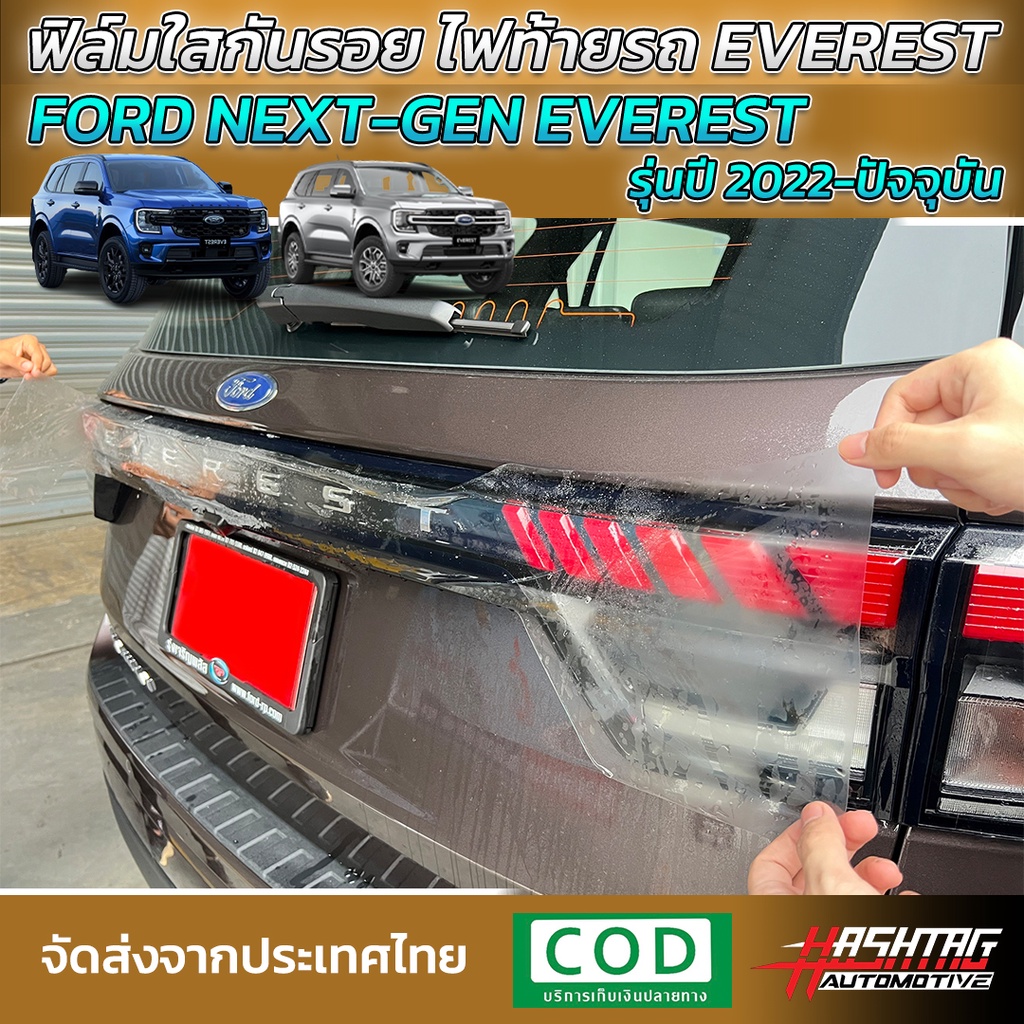 2022-Present Ford Everest Next-Gen Tail Light Protector Film [TREND ...