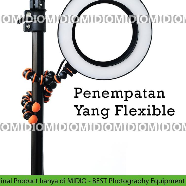 Midio Ring Light 16 for Selfie Vlogger and Live Streamer Plus Tripod ...