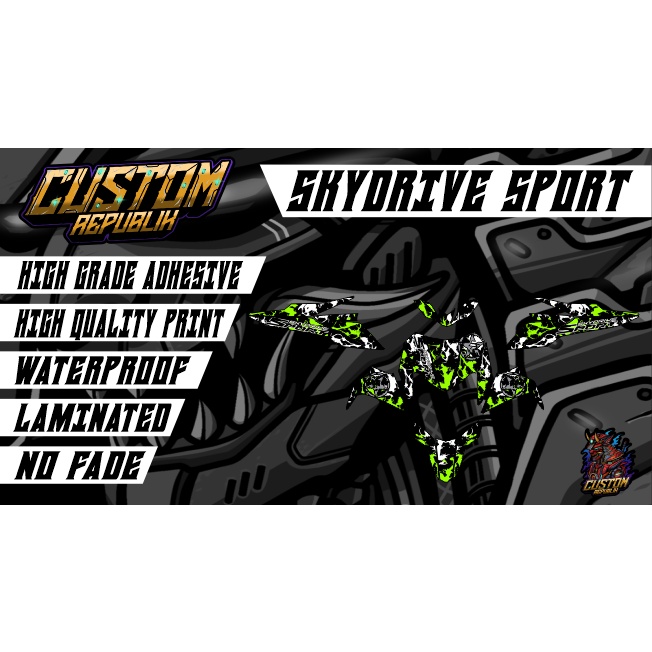 Suzuki Skydrive Sport Camo Decals Set | Shopee Philippines