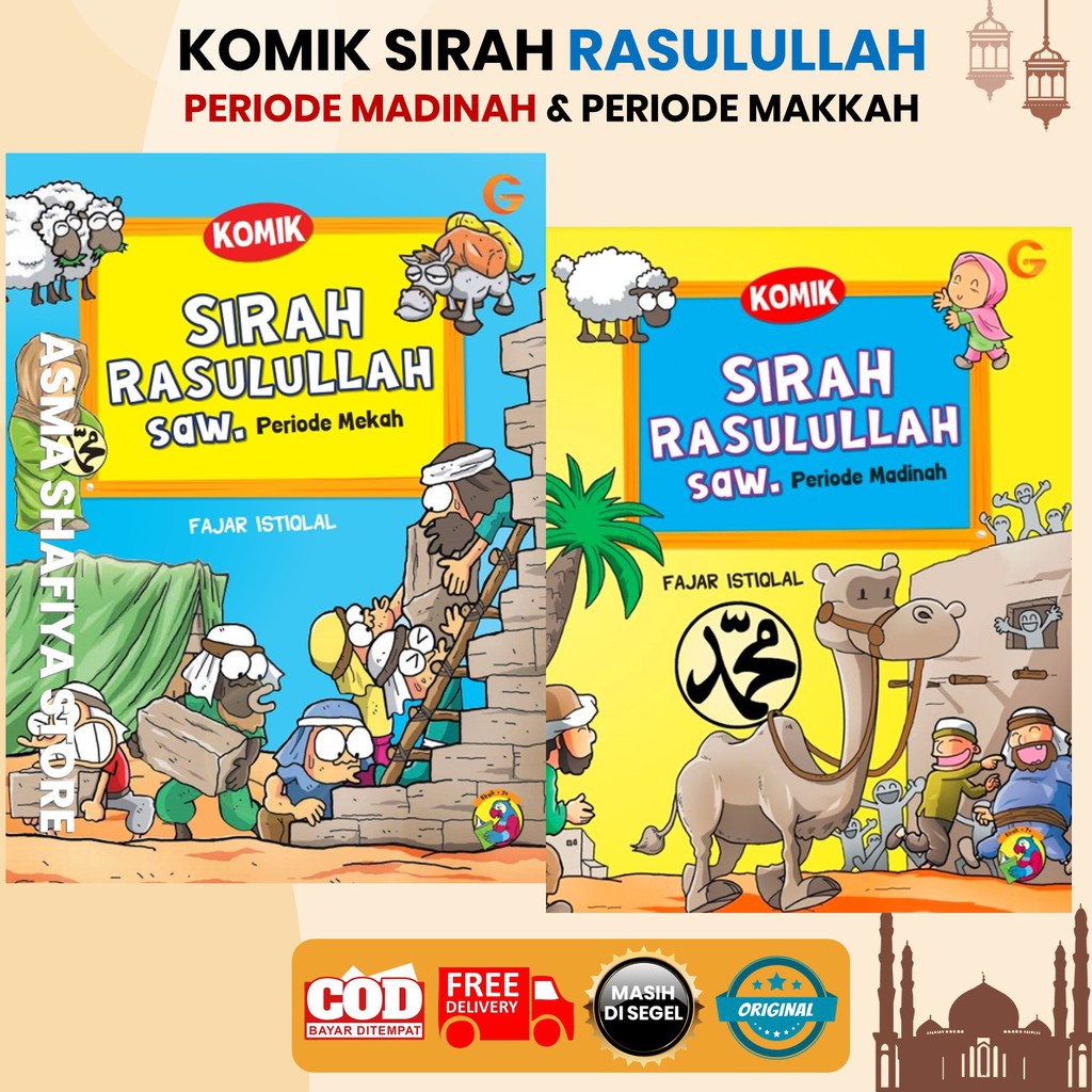 Muslim Children Comics Book: Sirah Circululullah Periode Mecah ...