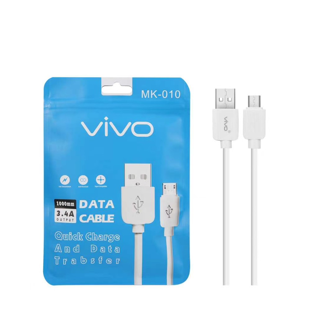 Vivo Micro Usb 3.4A fast charging & data transfer USB Cable | Shopee ...