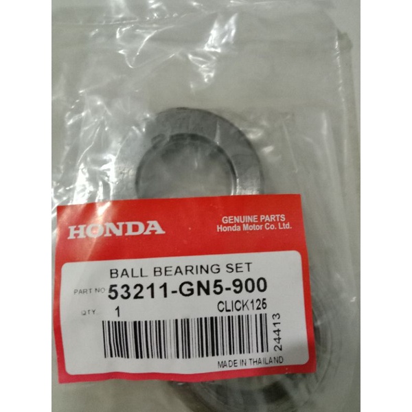 Honda genuine ball bearing set/ ballrace for click125/150 no.53211-GN5 ...
