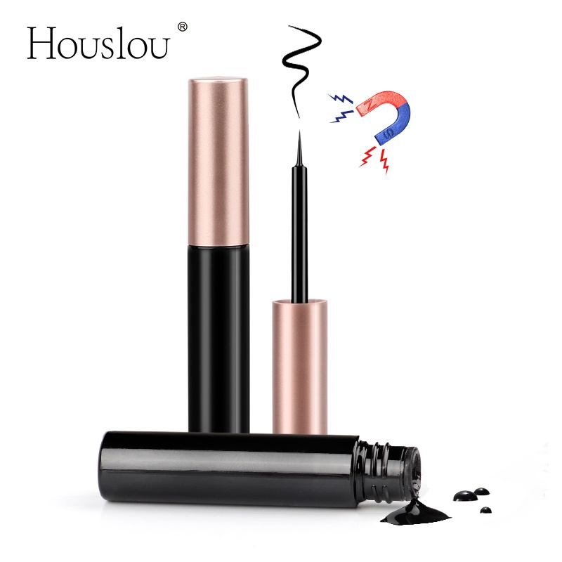 Houslou 1 Pc Waterproof Magnetic Eyeliner Long Lasting Liquid For ...