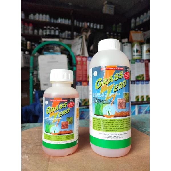 Grass Zero / GrassZero (Glyphosate) / Post Emergent Herbicide / Weed ...