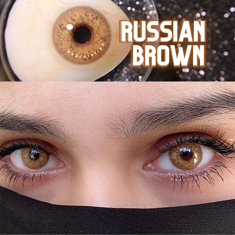 UYAAI 2pcs Russian Seriers Colored Contact Lenses Eye Contact Lenses ...