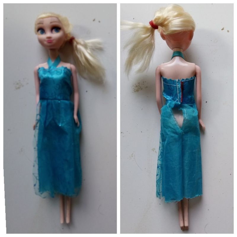 Barbie Elsa frozen barby second Doll Toy | Shopee Philippines