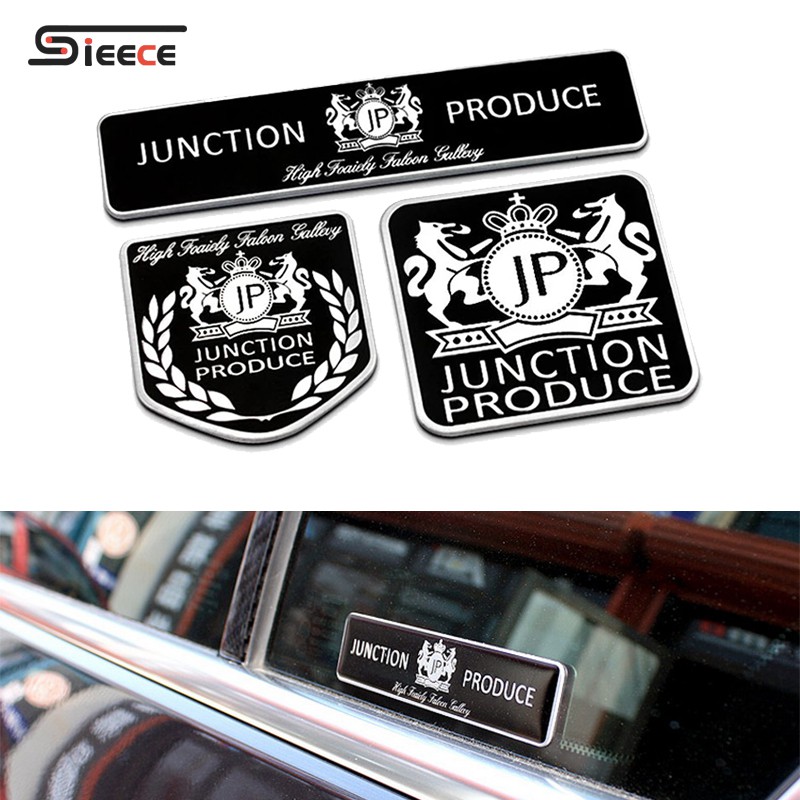 Sieece JUNCTION PRODUCE Logo Aluminum Car Decorative Emblem Badge ...