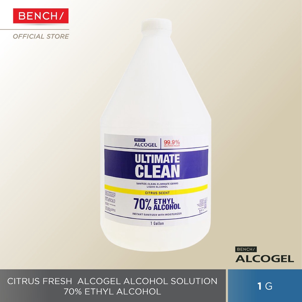 CPG1378C - BENCH/ Alcogel Ultimate Clean Scented Alcohol 1 Gallon ...