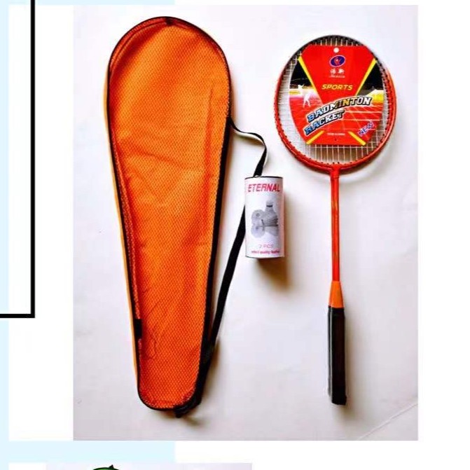 Badminton racket set 2pcs double racket with free shuttlecock for ...