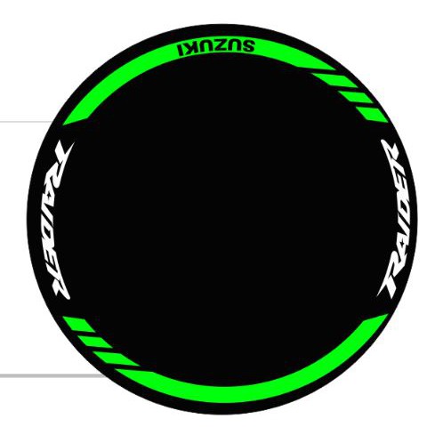 Decals, Sticker, Motorcycle Decals for Mags / Rim for Suzuki raider 150 ...
