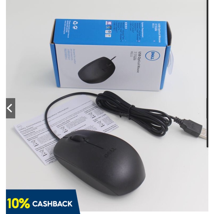 Dell MS111 USB Optical Wheel Mouse | Shopee Philippines