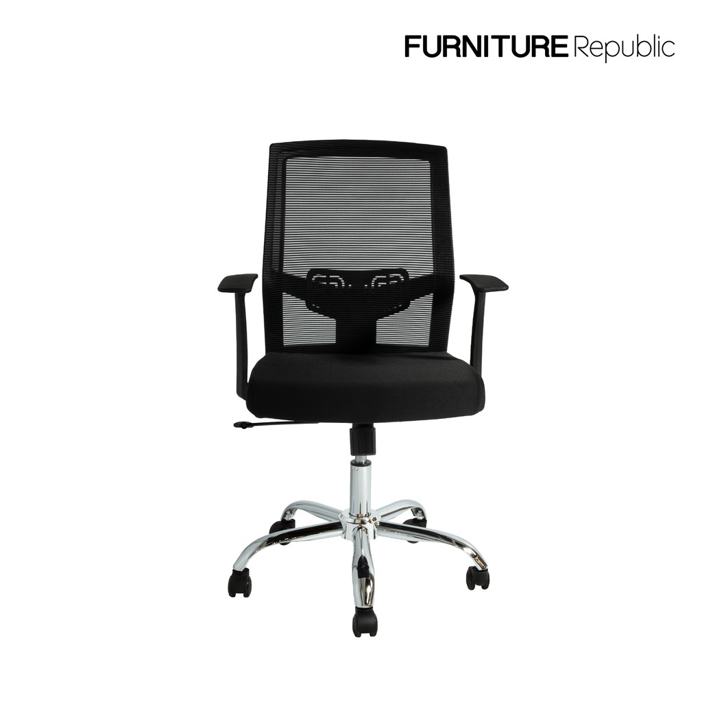 Office Chair Mesh Black Finish 400000 | Shopee Philippines