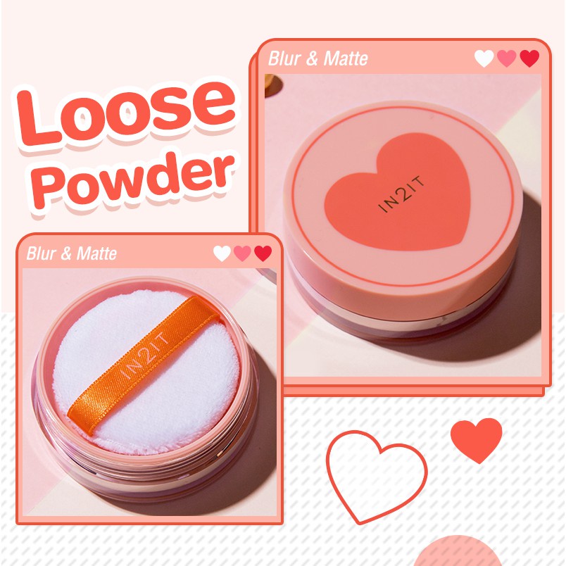 IN2IT Blur & Matte Loose Powder Translucent 5g | Shopee Philippines