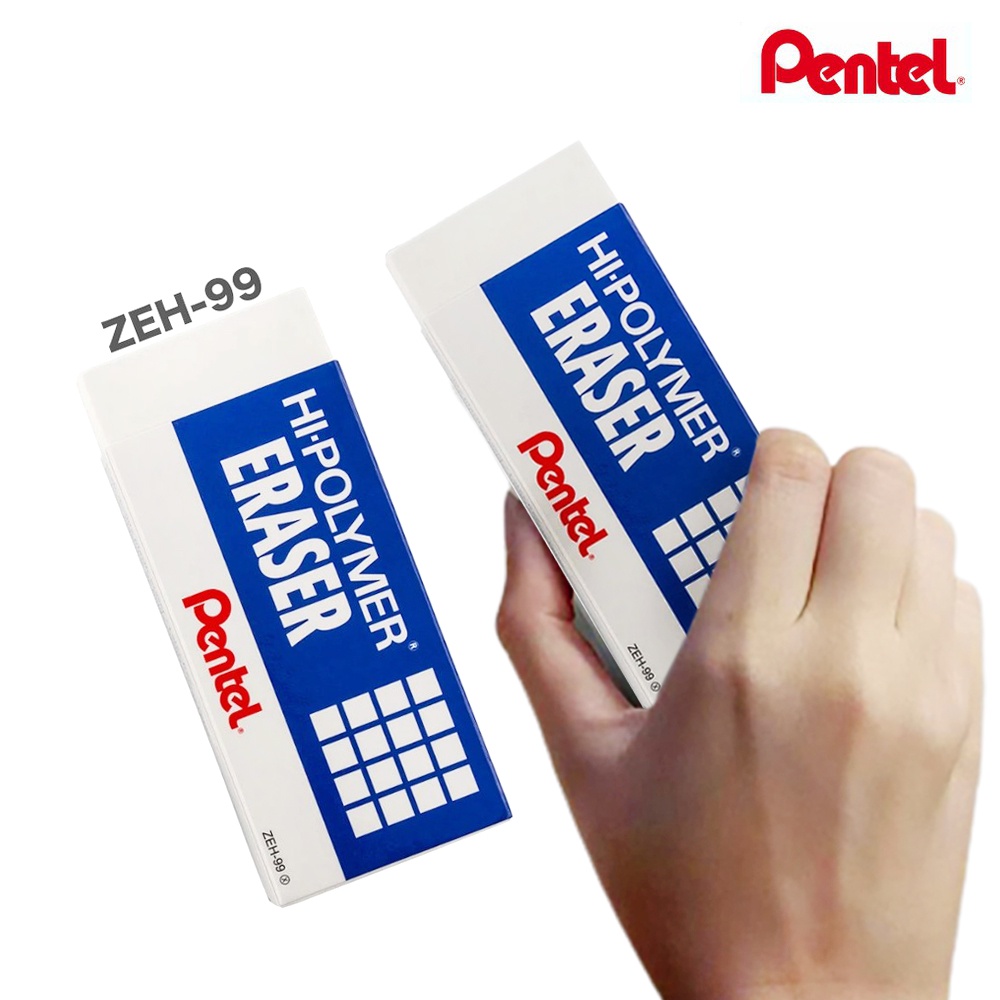 Jumbo Pentel Eraser ZEH-99 Hi-Polymer Extra Large Pencil | Shopee ...