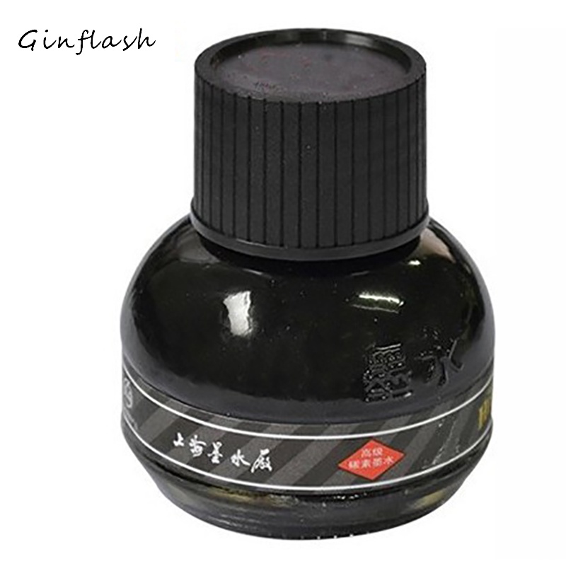 Ginflash 50ml Authentic Fountain Pen Water Color Carbon Black/blue/red ...