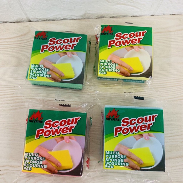 ️! Small Scour Power Dish Washing Sponge Cleaning COD | Shopee Philippines