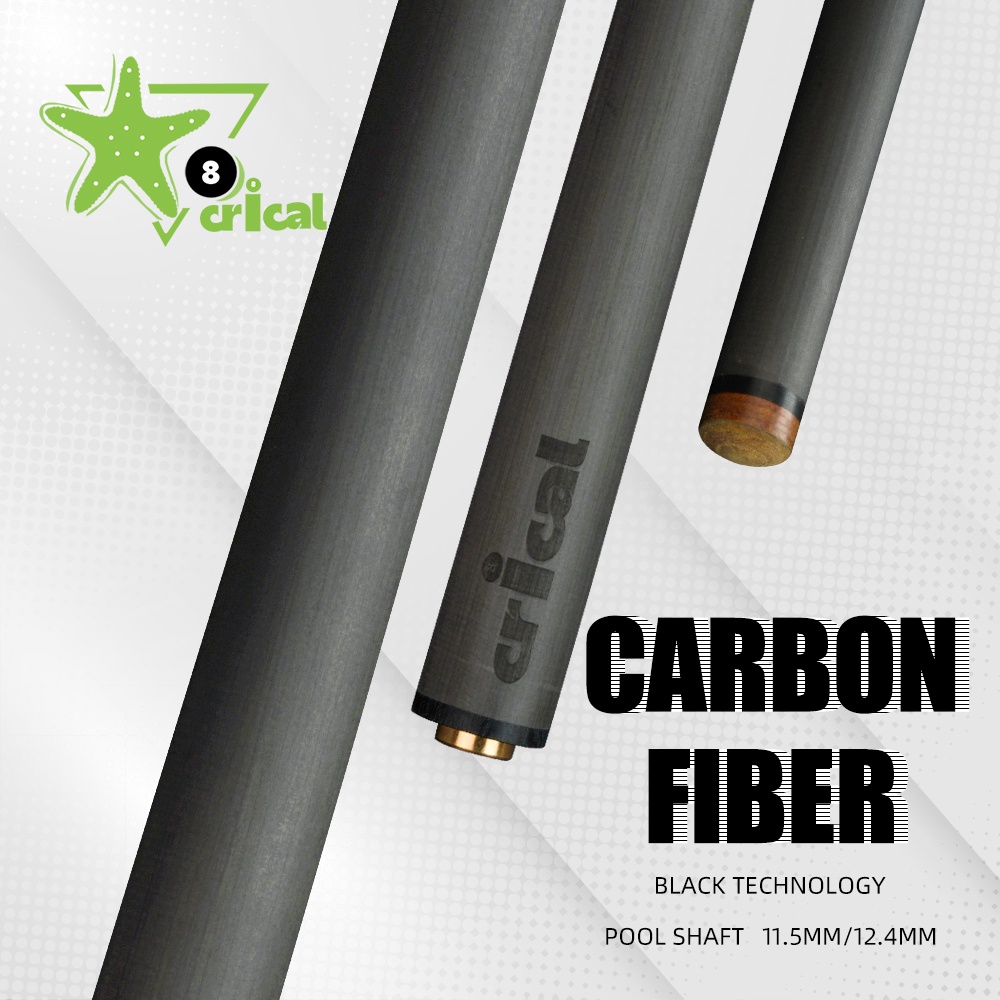CRICAL Cue Shaft Pool Carbon Fiber Billiard Pool Cue Stick Shaft Uni ...