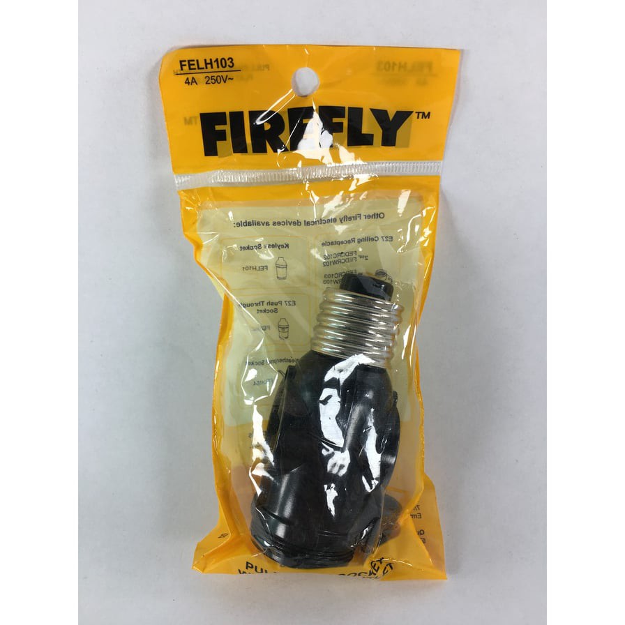 Firefly Sockets Push Through / Pull Chain with 2 Flat Pin ...