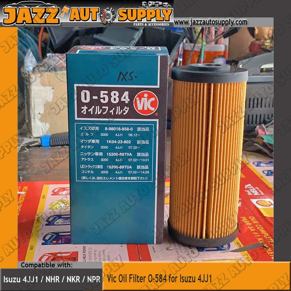 Vic Oil Filter O-584 for Isuzu 4JJ1 | Shopee Philippines