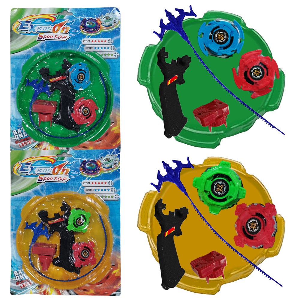 Beyblade Explosion With Battlefield Arena 2 Beyblade Set With Launcher ...