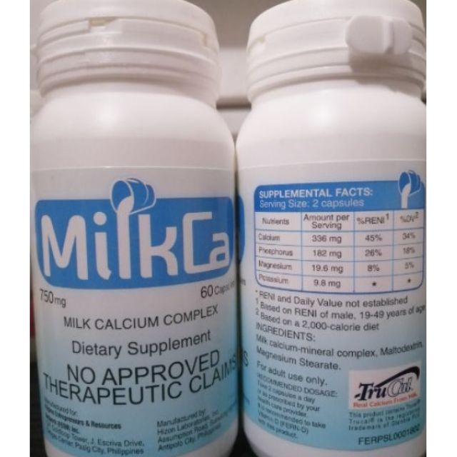 AUTHORIZED DISTRIBUTOR: MilkCa (made with TruCal) | Shopee Philippines