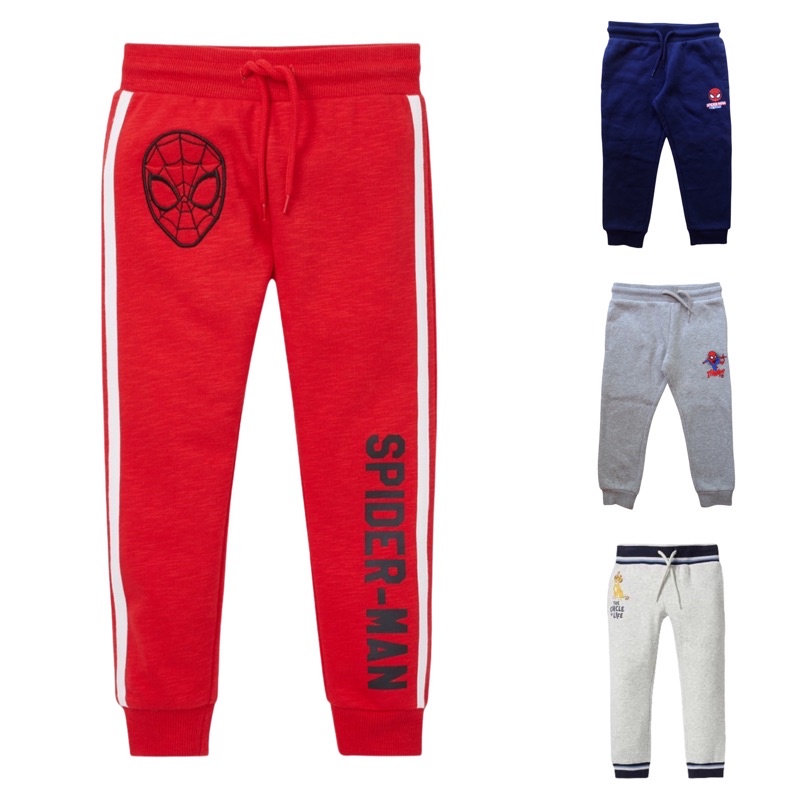 Real Brand Label Work: Boy Tracksuit Pants Long jogger Cartoon Pattern ...