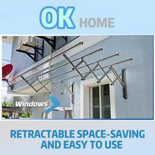 sampayan retractable wall-mounted laundry drying racks space saving ...