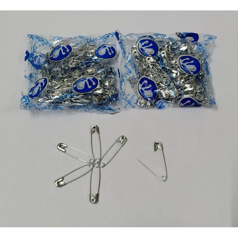 75pcs/pack SAFETY PINS SILVER PERDIBLE | Shopee Philippines