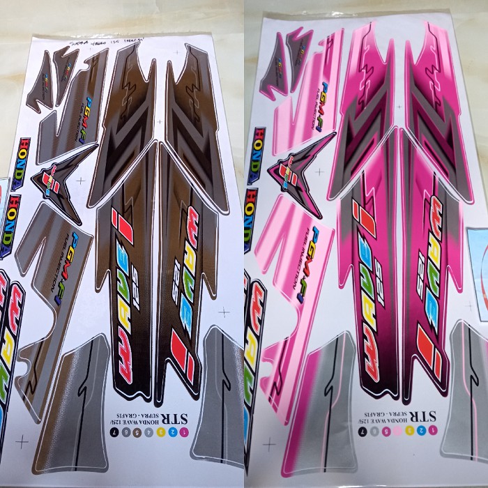 Striping Streeping Decal Dekal Sticker Emblem Logo Motorcycle Honda ...