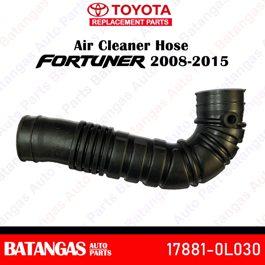 OPTIMUM AIR CLEANER HOSE Toyota Fortuner 3.0 2008-2015 Part No: 17881 ...