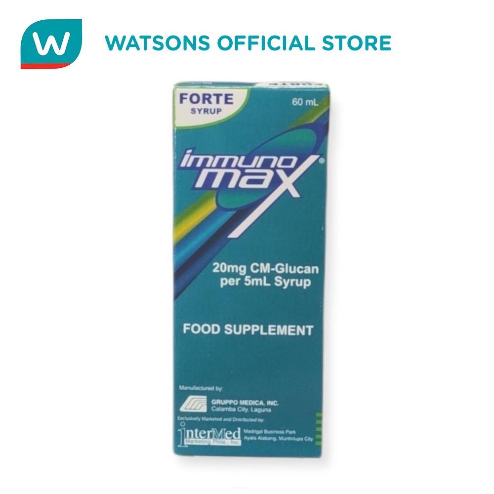 IMMUNOMAX FORTE Vitamims 20mg/5mL Syrup 60ml | Shopee Philippines