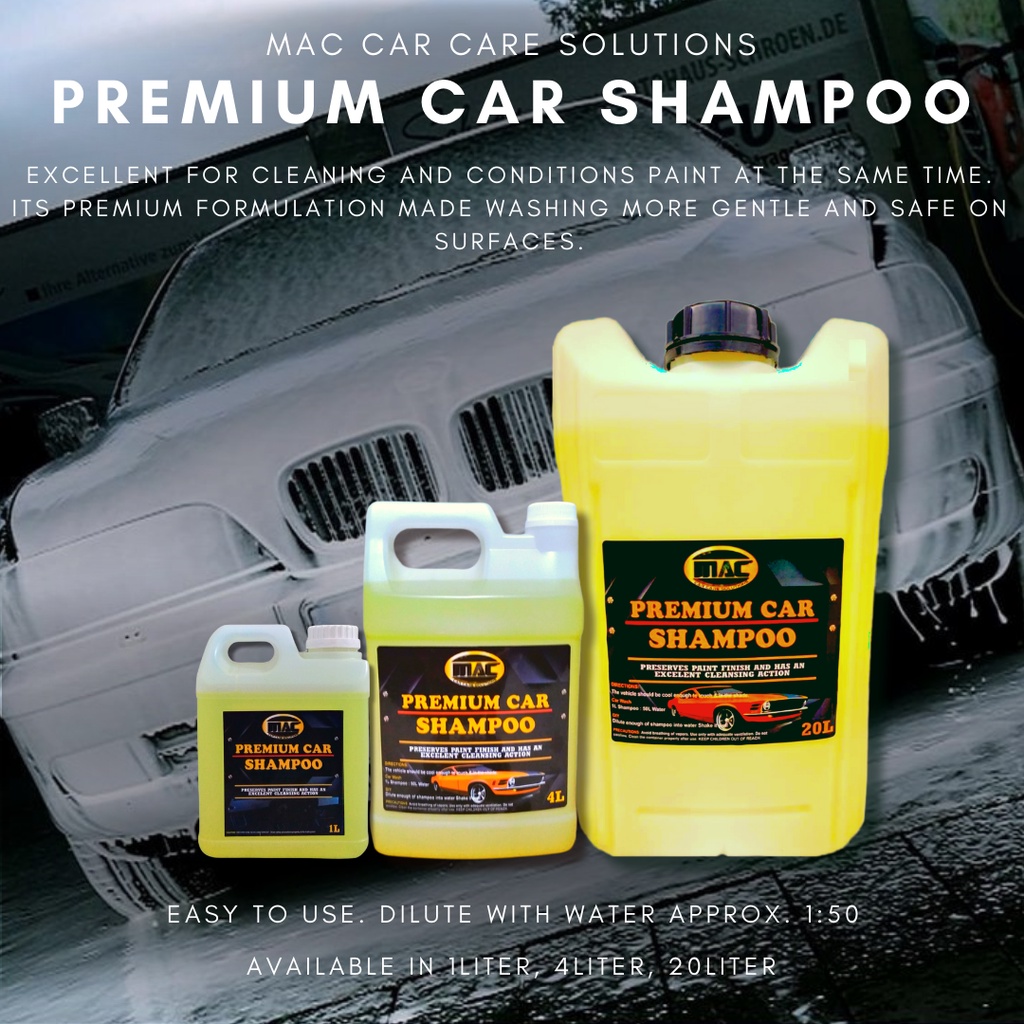MAC Premium Car Shampoo | Shopee Philippines