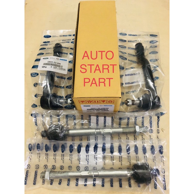 TIE ROD END 1 SET + RACK END 2 PCS MAZDA 2 / FORD FIESTA. ORIGINAL ...