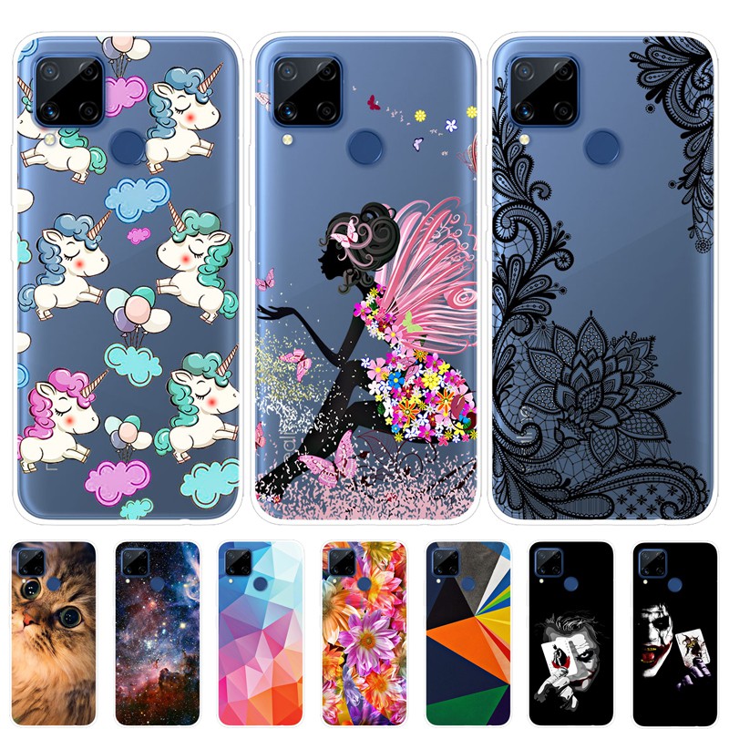 Realme C15 Case Silicone Soft TPU Back Cover Phone Casing Realme C15 ...