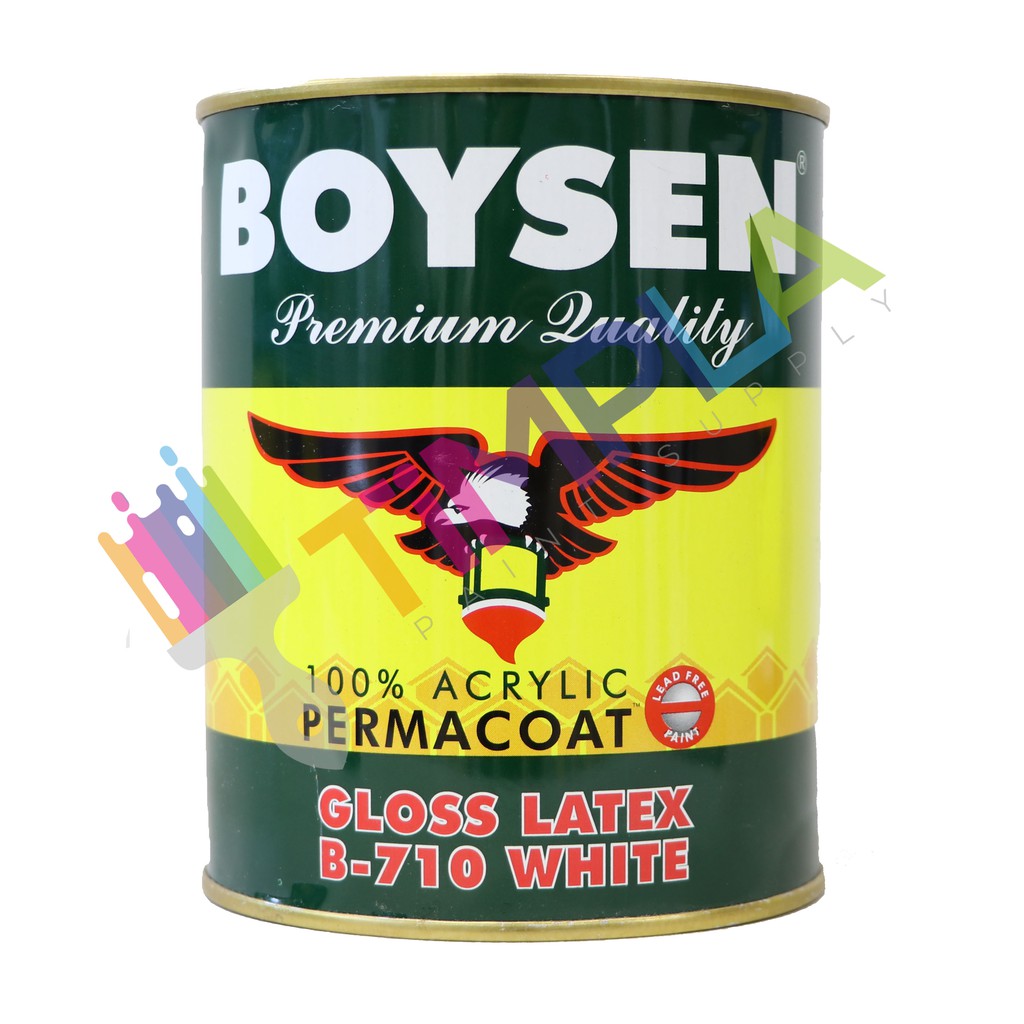 BOYSEN Permacoat B-710 Gloss Latex [WHITE] 4L | Shopee Philippines