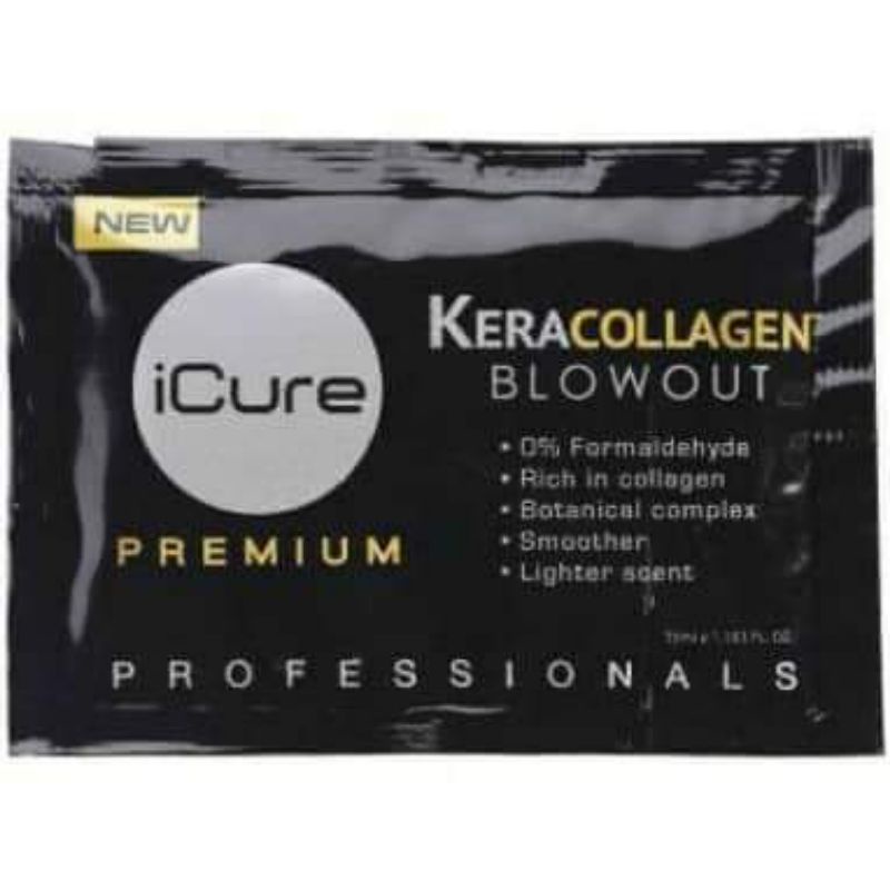 Icure Keracollagen Blowout 35ml Sachet | Shopee Philippines