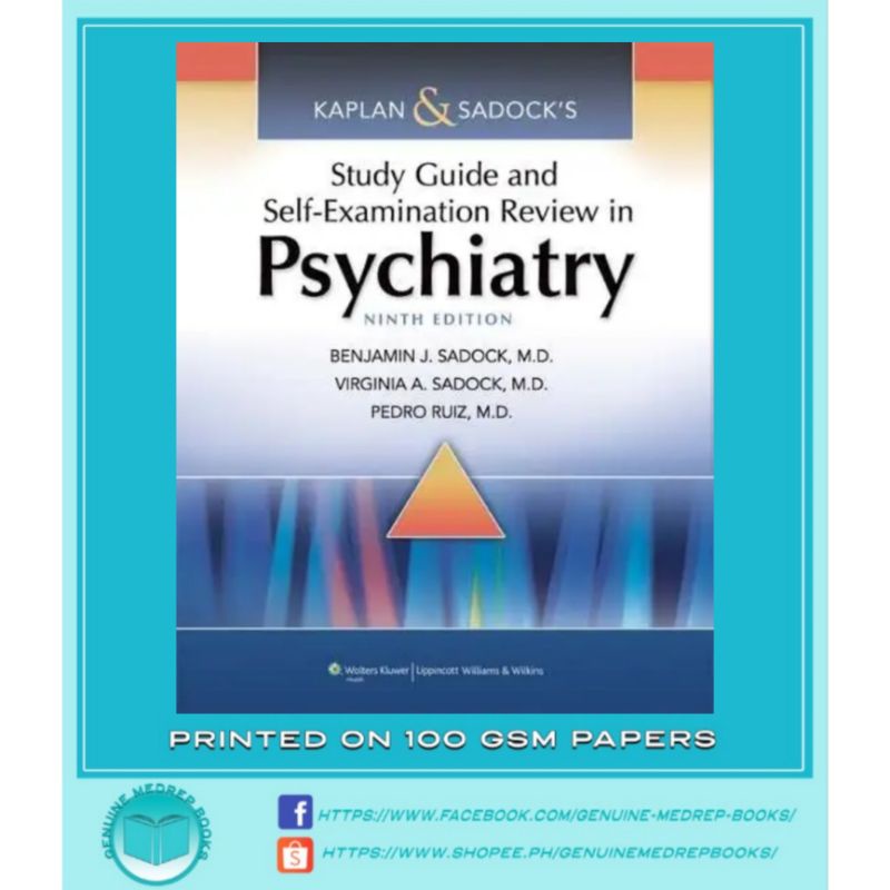 Kaplan & Sadock's Study Guide and Self-Examination Review in Psychiatry ...