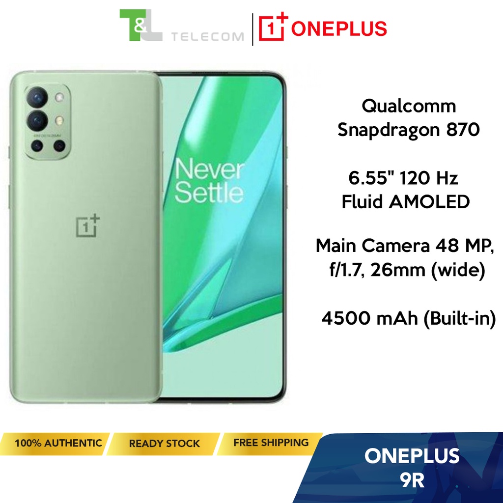 Oneplus 9R Dual Sim 8GB + 256GB/ 12GB + 256GB 5G - 120 Hz Fluid Display ...