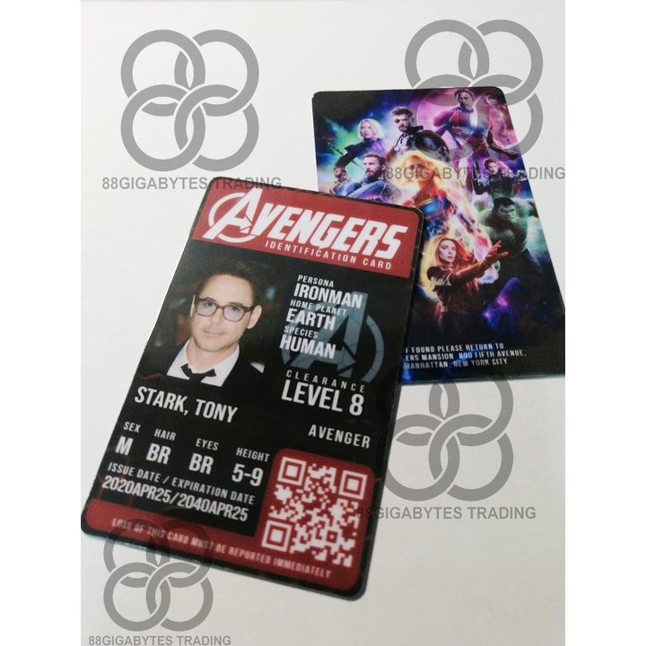 Avengers - Avengers ID Card - Avengers - Novelty Movie Prop | Shopee Philippines