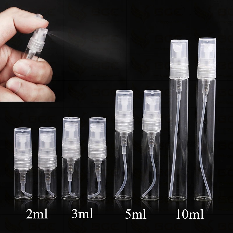 【COD】10Pcs/50Pcs Transparent Plastic/Glass Spray Bottle 2ML/3ML/5ML ...