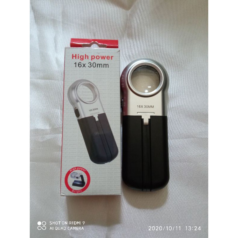 16x30mm high power led Lighted Magnifier Magnifying Glass Lens | Shopee ...