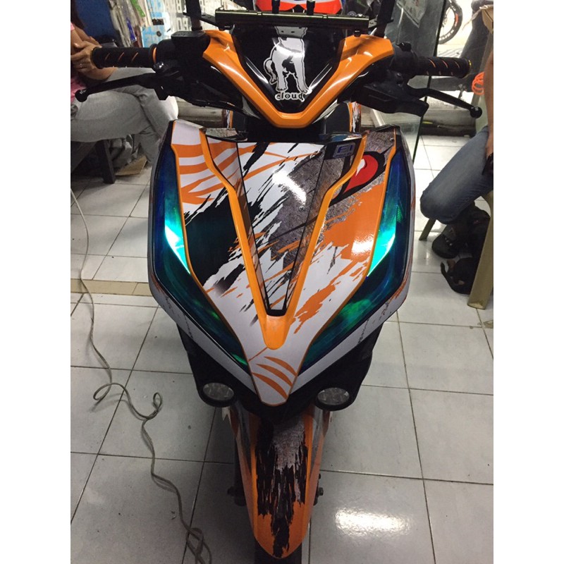 V2 / V3 Honda Click 125/150 Game Changer CHAMELEON BLUE Kilay Tint ...