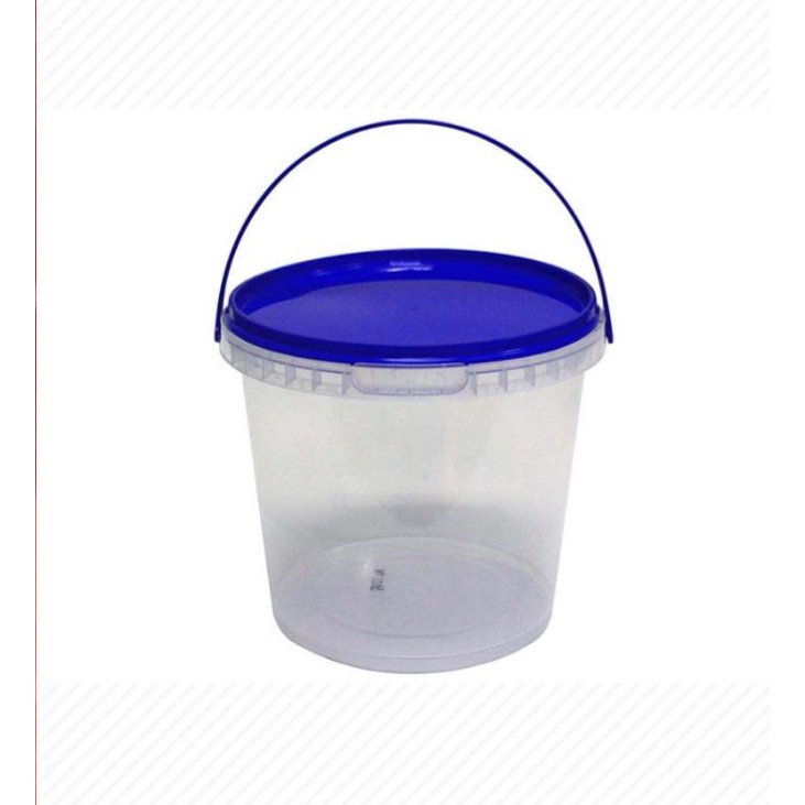 1 Liter Multi-Purpose plastic bucket with handle and tamper proof seal ...