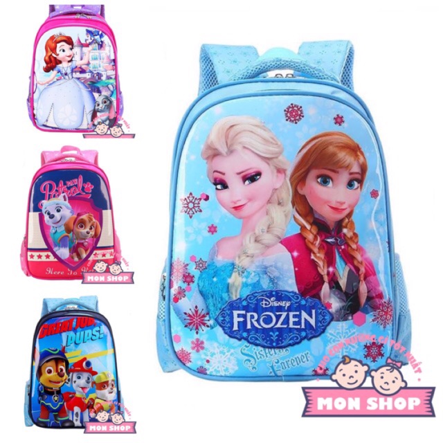 Cartoon Character Backpack for Children (select models) | Shopee ...