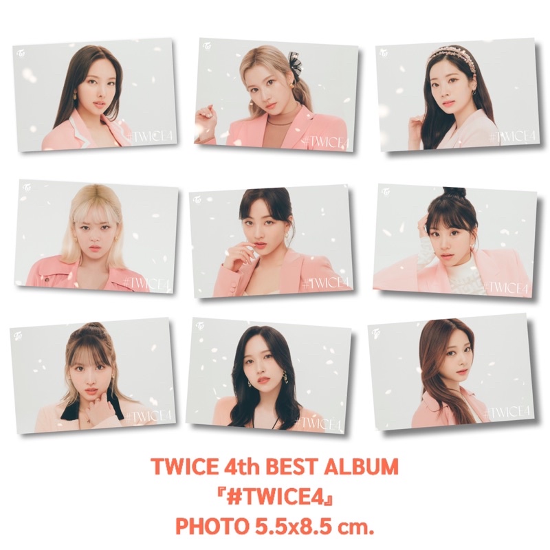 TWICE-PHOTO 4th BEST ALBUM 『 TWICE4 』 Size 5.5x8.5 cm. | Shopee Philippines