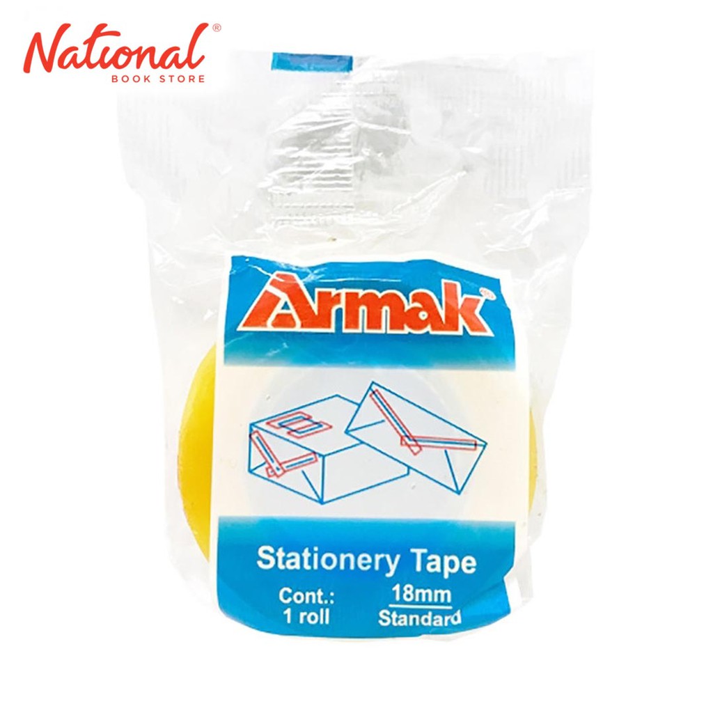 Armk adhesive Tape 18mmx21m S-roll National Book Store | Shopee Philippines