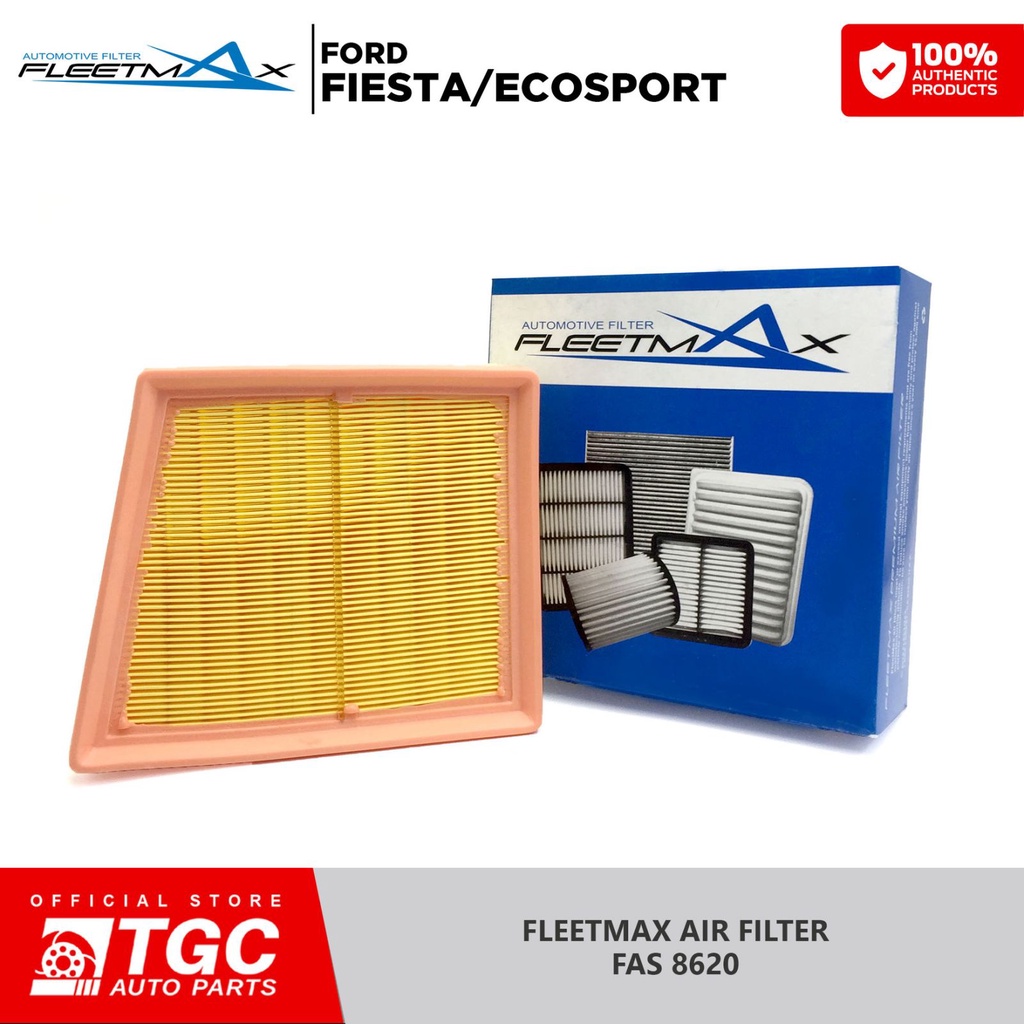Fleetmax Air Filter / Air Cleaner Ford Fiesta 2010 - 2018 / Ecosport ...