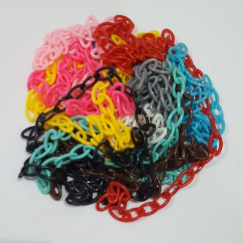 Plastic Chain for lanyard( approx.50cm long) | Shopee Philippines