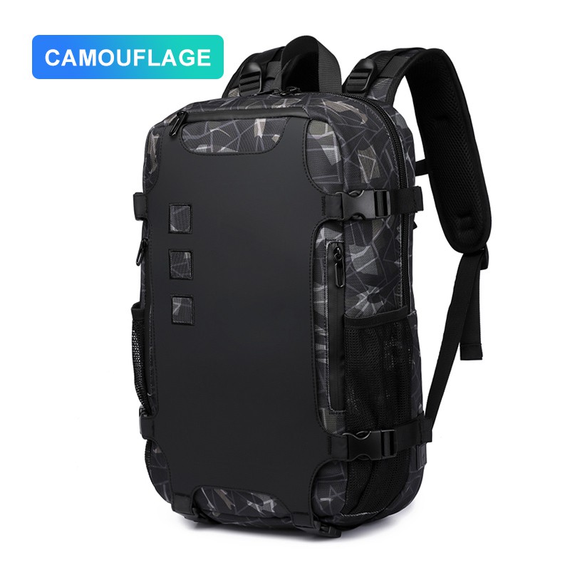 OZUKO Men Multifunction USB Charging Laptop Backpack Waterproof Travel ...