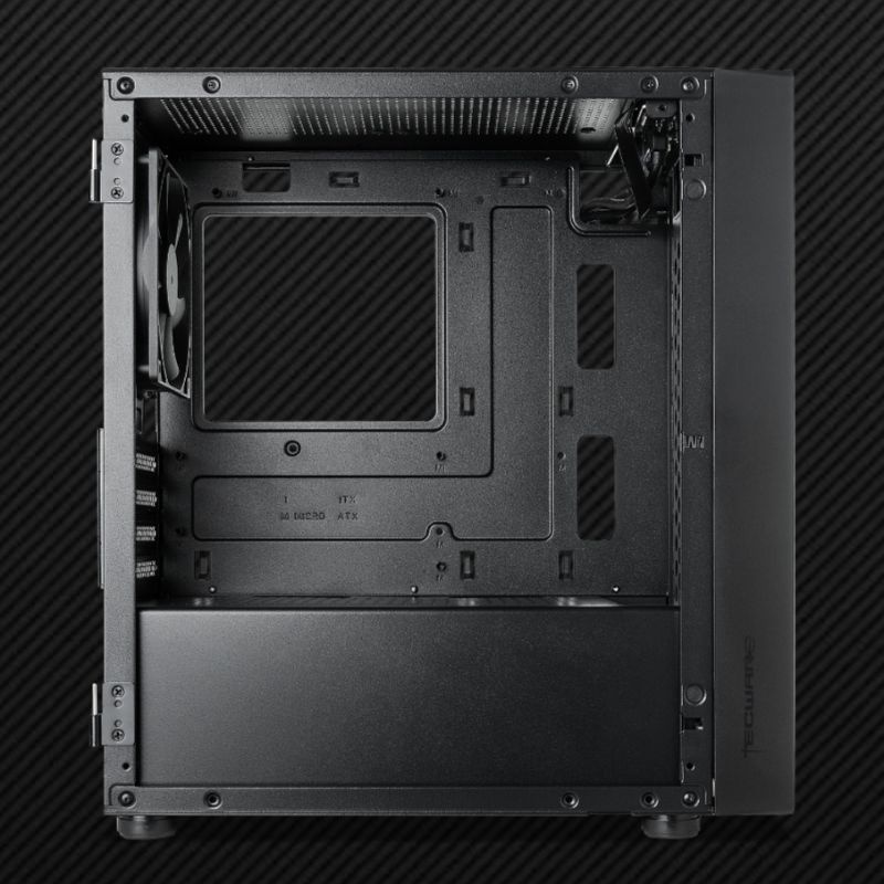 Tecware Nexus Air M2 Black White Mesh MATX Desktop Computer PC Case ...